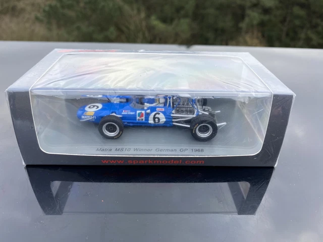 SPARK S5380 MATRA MS10 WINNER German GP 1968 Jackie Stewart 1:43 EUR ...