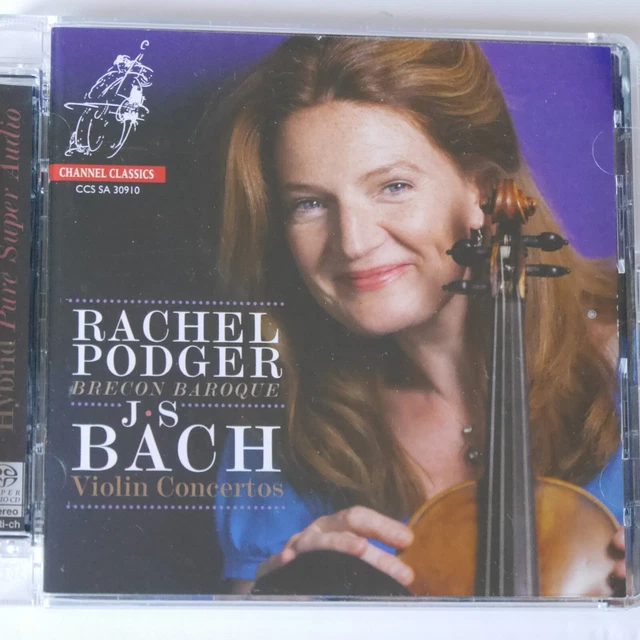 9098 RACHEL PODGER Johann Sebastian Bach Violin Concertos Brecon ...