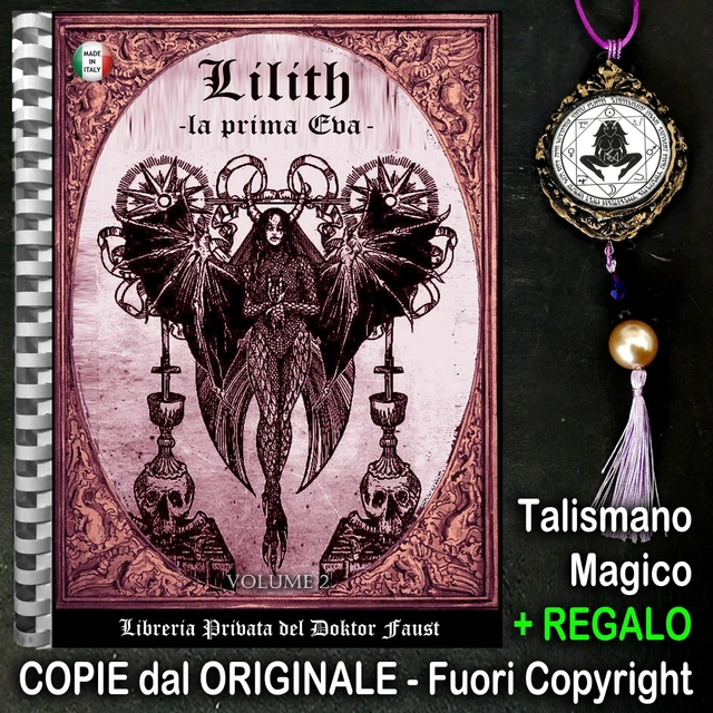 LIBRI RARI ANTICHI mitologia lilith stregoneria magia nera esoterismo ...