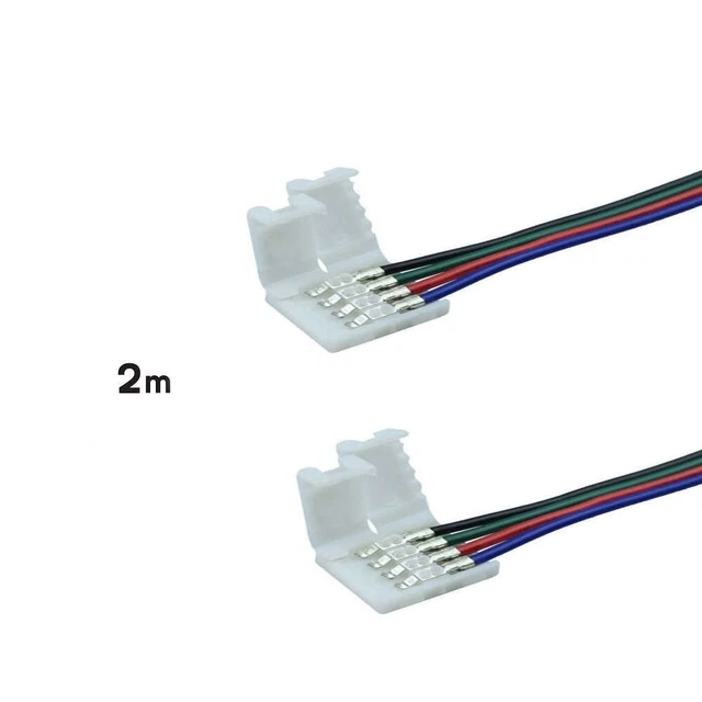 GTV LED RGB Connector With 2m Cable 4Pin Band XC11 LD-ZTLRGB2M-4N £3.95 ...