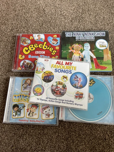 BABY AND TODDLER CD Bundle CBeebies In The night garden Disney Junior ...