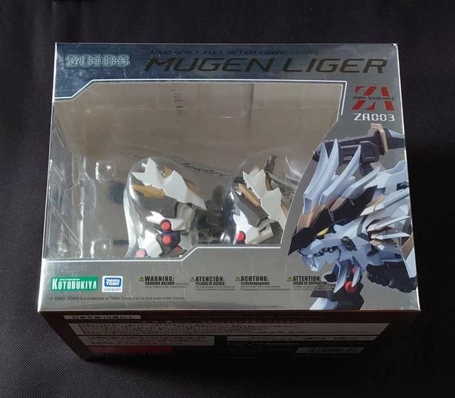 MODELLINO KOTOBUKIYA ZA-003 Mugen Liger Zoids Genesis scatola aperta ...