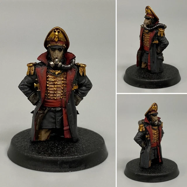DEATH KORPS OF Krieg Commissar Tank Commander Painted Forge World ...