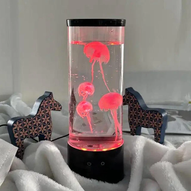 JELLYFISH LAMP NIGHT Light for Children Parents Romantic Gift Table ...