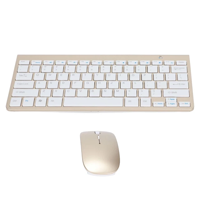 KEYBOARD MOUSE COMBO Wireless 2.4G USB Ultraslim Portable Ergonomic ...