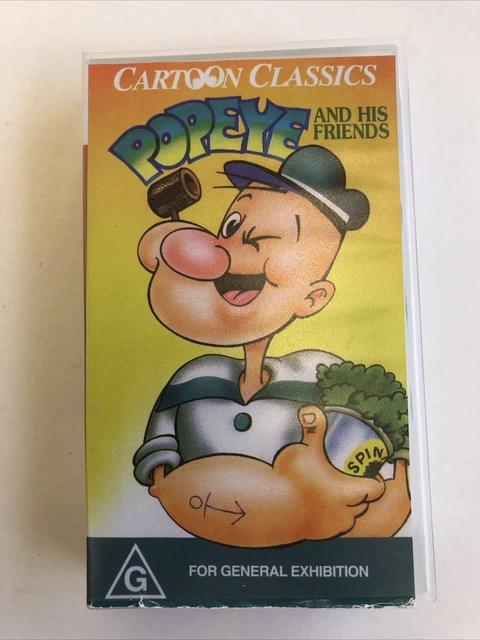 POPEYE AND HIS Friends Cartoon Classics VHS Video Tape The Sailor Man G ...