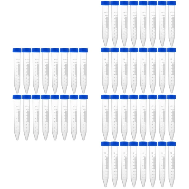 3 COUNT BLUE Plastic Centrifuge Tube Microcentrifuge Test Tubes £19.95 ...