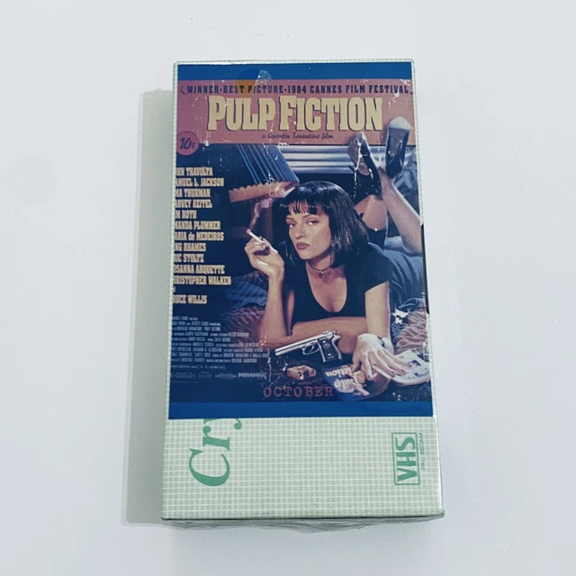 PULP FICTION (VHS, 1994) Rare Sealed VHS Video Crystal D180 + Free ...
