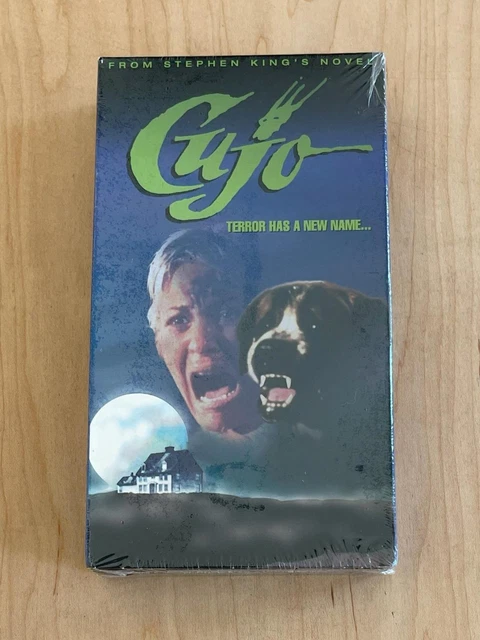 CUJO (1983) SEALED VHS Republic Stephen King Horror Rabid Giant Dog ...