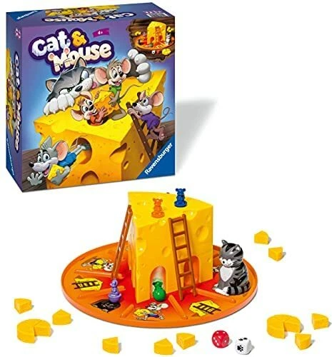 RAVENSBURGER CAT MOUSE Board Games For Children Age 4 Years Up Gifts ...