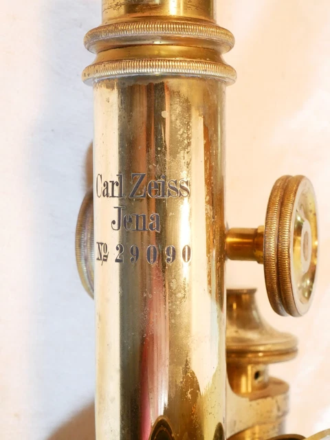 RARE ANCIEN MICROSCOPE Carl Zeiss modèle VIa en coffret n°29090 EUR 180 ...