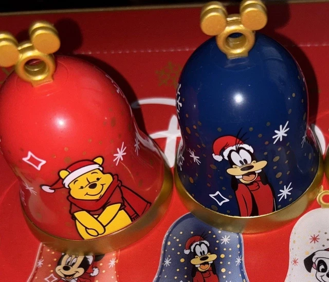 MORRISONS CHRISTMAS PARTY 2025 Disney Winnie, Olaf & Goofy Bells £8.66 ...