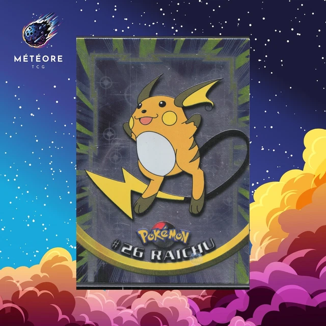 CARTE POKÉMON RAICHU 26 Foil TOPPS Série 1 Français EUR 23,50 - PicClick FR