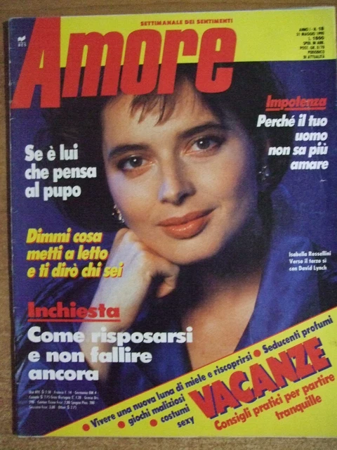 AMORE 18/90 ISABELLA Rossellini Francesca Dellera Barbra Streisand ...