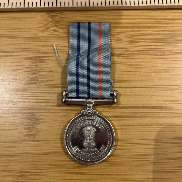OPERATION VIJAY JAI stambh indian india medal ribbon army Kargil War ...