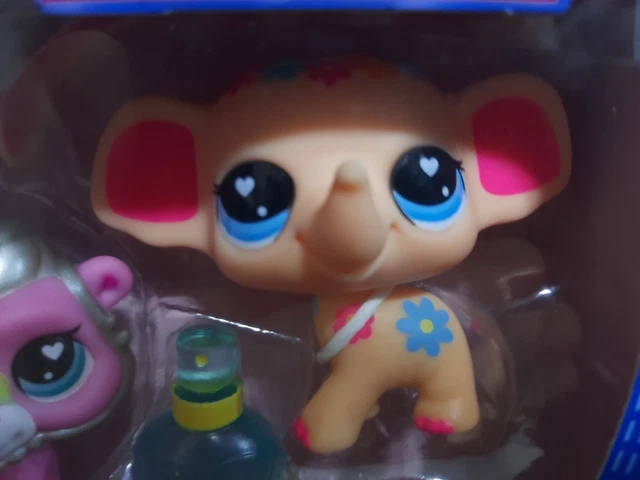 LITTLEST PET SHOP G7 Baboon & Elephant #243 #244 Pet Pairs Series 4 NIB ...
