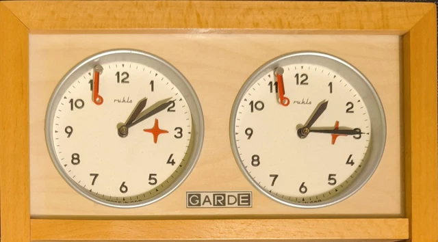 ALTE SCHACHUHR AUS Der Ehemaligen DDR Ruhla Garde Super Zustand Siehe ...