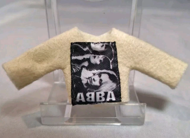 PALITOY PIPPA DOLL Cream Top Jacket ABBA Logo Faces Panel Lisa Anna ...