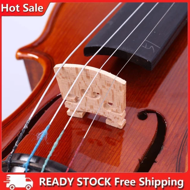 WOOD VIOLIN BRIDGE Maple Violin Code Musical Instrument Accessories (1/ ...