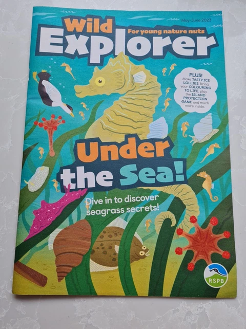WILD EXPLORER RSPB Junior Members Magazine May - June 2023 £1.99 - PicClick UK