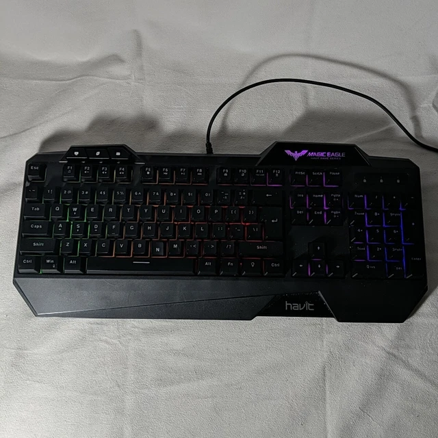 MAGIC EAGLE HAVIT Game Series Multi-Function Backlit Keyboard HV-KB392L ...