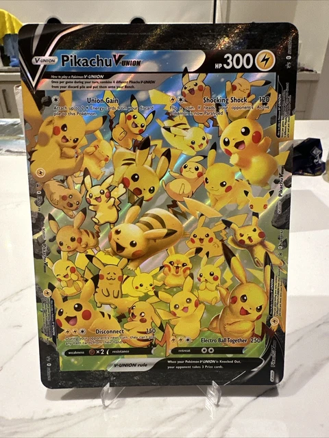 POKEMON TCG 25TH Anniversary Celebrations Pikachu V-Union Oversize ...