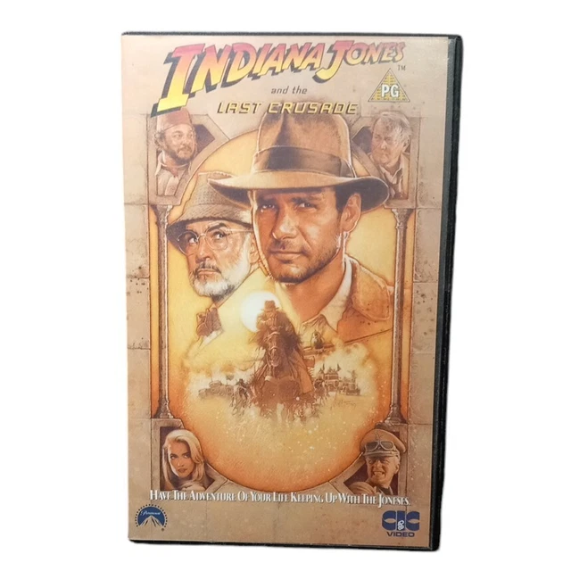 INDIANA JONES AND The Last Crusade, VHS Video Tape, PAL, Tested ...