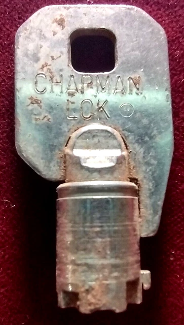 VINTAGE TUBULAR KEY Open Barrel Chapman Lok Poss. For Car Alarm System ...