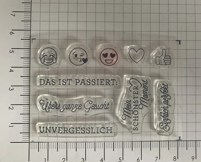 STAMPIN UP STEMPELSET Scrapbooking Erinnerungsmomente Emoji EUR 2,00 ...