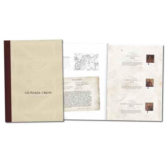 NEW ZEALAND VICTORIA Cross - The NZ Story Book Stamp Collection £65.00 ...