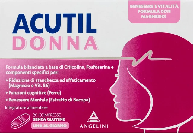 DONNA, INTEGRATORE MULTIVITAMINICO Alimentare per Donna Con Ferro ...