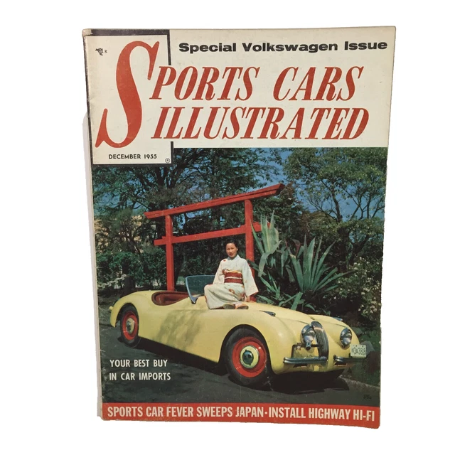 SPORTS CARS ILLUSTRATED Magazine December 1955 Volume 1 No 6 Special VW ...