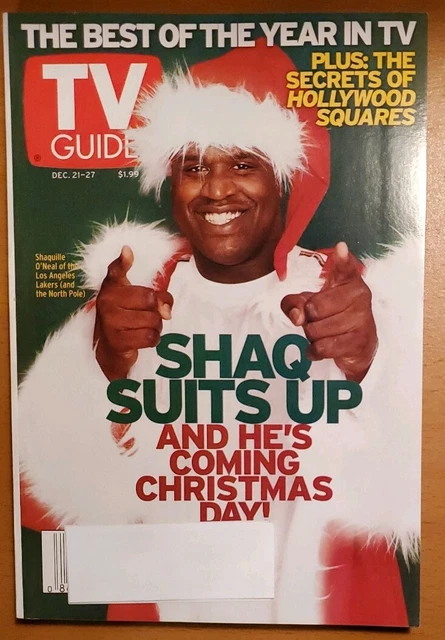 TV GUIDE 21-27 Dec 2002 Issue - Shaquille O'neal Cover - Los Angeles ...
