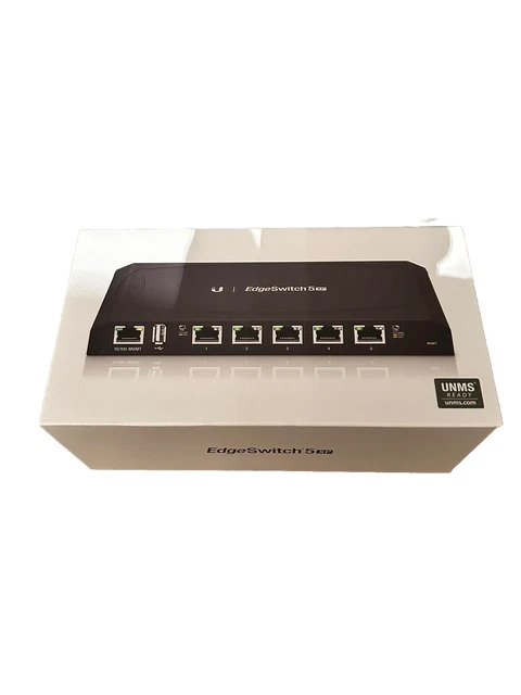 UBIQUITI ES-5XP EDGESWITCH Xp 5 Port Industrial 24V Passive Poe Gigabit ...