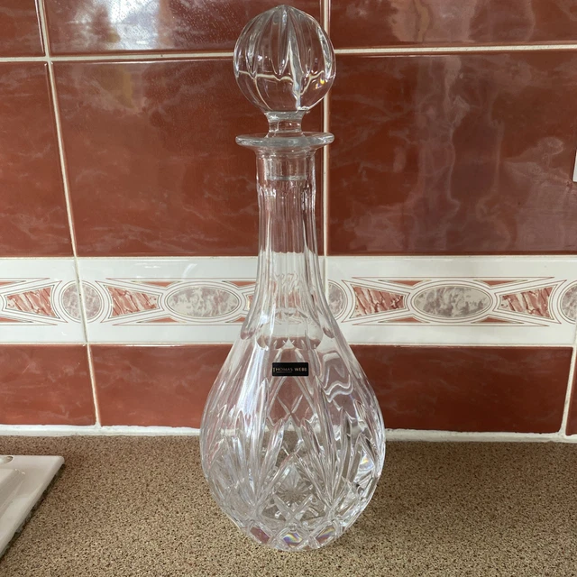 VINTAGE THOMAS WEBB CRYSTAL DECANTER. Never used. £25.64 - PicClick UK