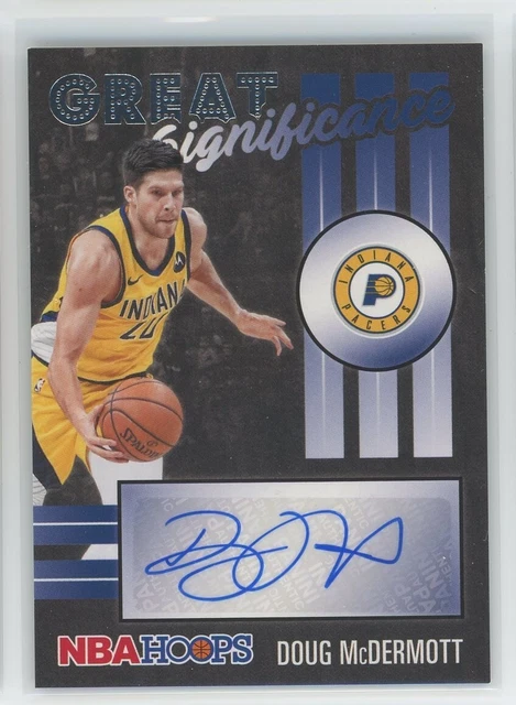 AUTOGRAPHE DOUG MCDERMOTT 2020-21 NBA Hoops Great Significance Pacers ...