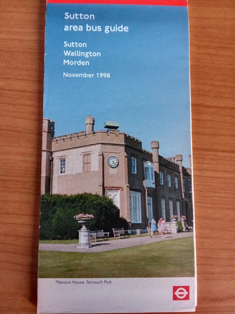 LONDON TRANSPORT BUSES Sutton area bus guide Sutton Wallington Morden ...