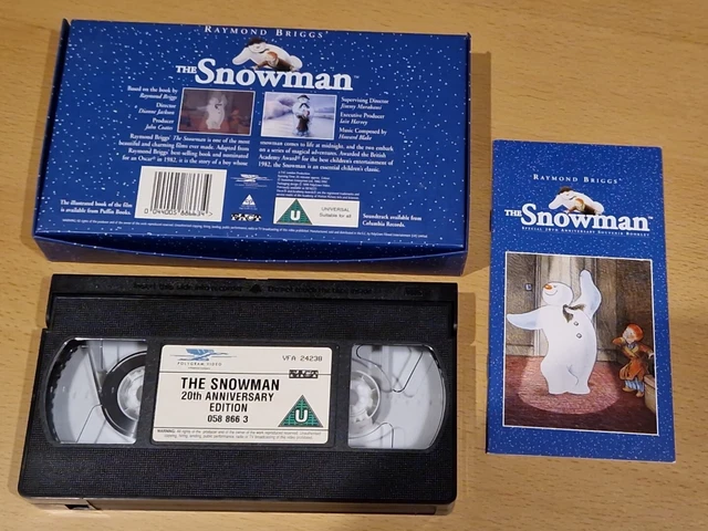 THE SNOWMAN - Raymond Briggs Special 20th Anniversary Edition - VHS ...