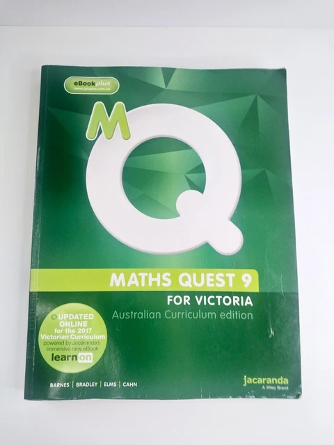 MATHS QUEST 9 For Victoria Australian Curriculum Paperback Jacaranda ...