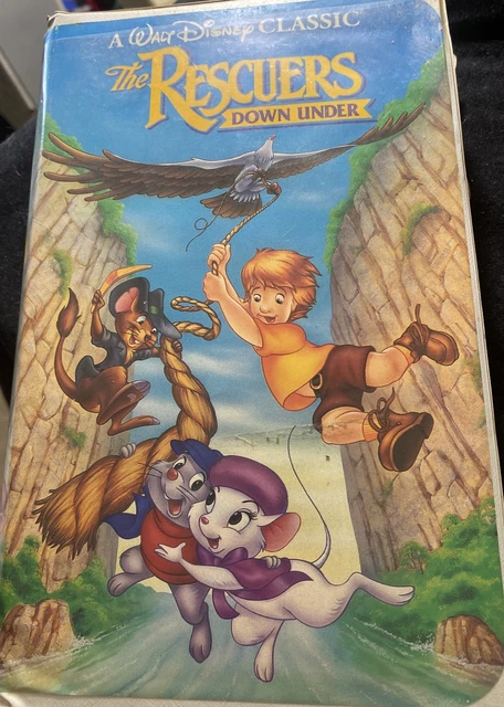*RARE*BLACK DIAMOND DISNEY Classic Vhs The Rescuers Down Under 1993 £ ...