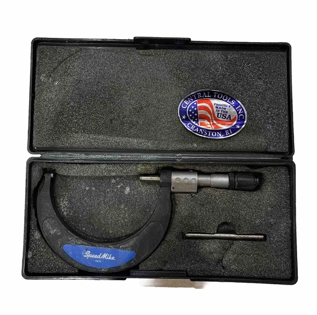 CENTRAL TOOLS SPEEDMIKE Inch, Mech Digital Micrometer - Good Condition ...