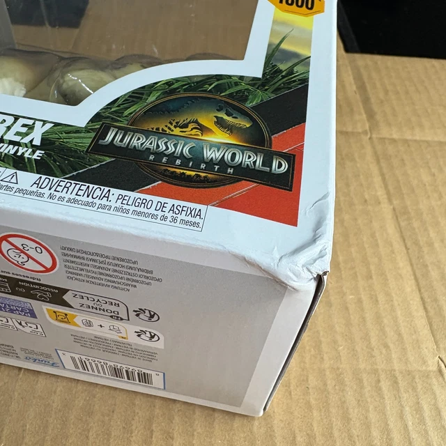 FUNKO POP! DISTORTUS Rex #1800, Jurassic World Rebirth, Movies £19.43 ...