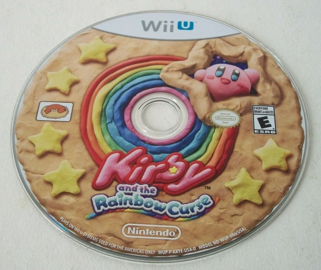 KIRBY AND THE Rainbow Curse Nintendo Wii U Good Disc Only Game ...