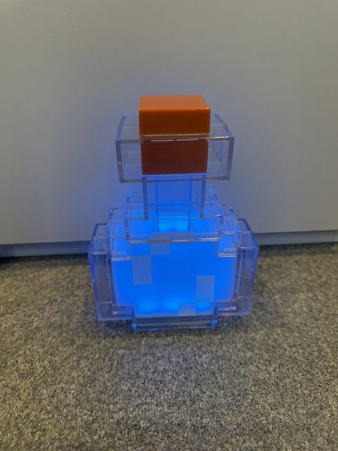 MINECRAFT COLOUR CHANGING Potion Bottle Night Light *WORKING* £10.00 ...