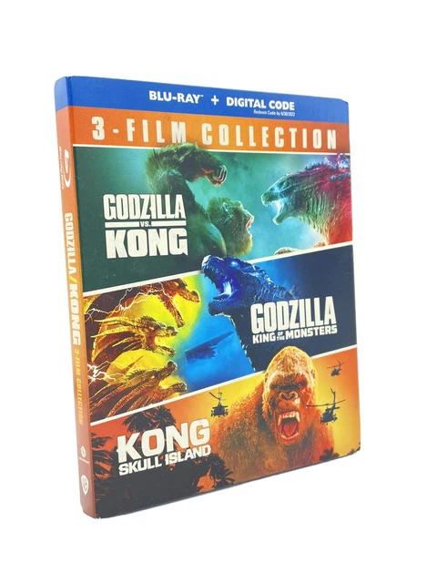 GODZILLA VS. KONG 3-Movie Collection (Blu-ray+Digital, 2021) NEW w ...