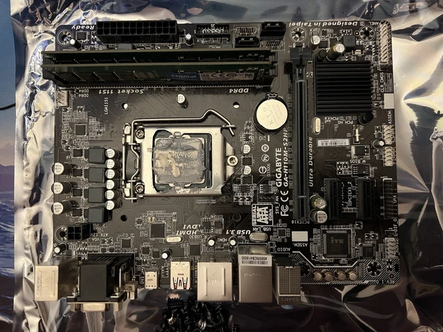 GIGABYTE GA-H110M-S2H, INTEL H110, LGA 1151, DDR4 Motherboard £10.78 - PicClick UK