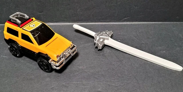 1996 POWER RANGER Turbo Gekisou Sentai Carranger Megazord ~ épée/jaune ...