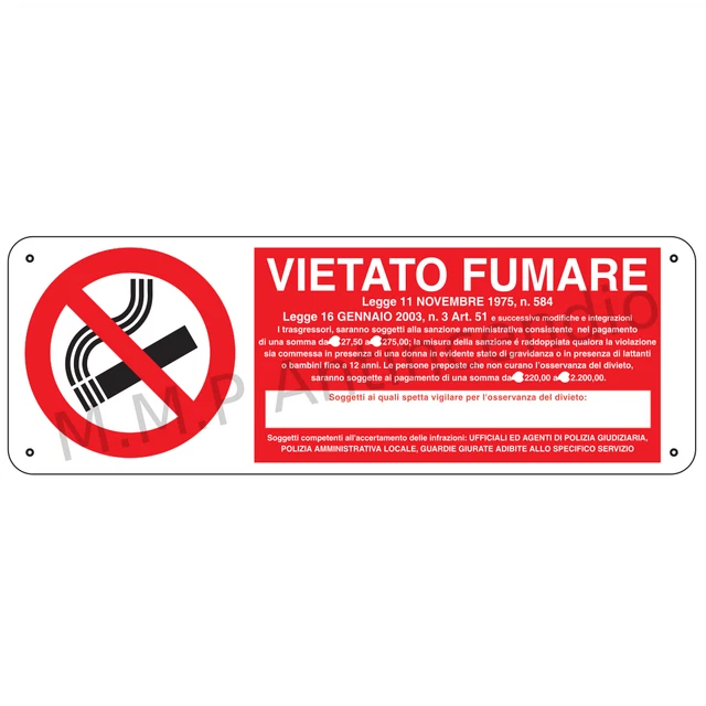 CARTELLO SEGNALETICO VIETATO fumare con legge EUR 4,49 - PicClick IT CARTELLO SEGNALETICO VIETATO fumare con legge EUR 4,49 - PicClick IT