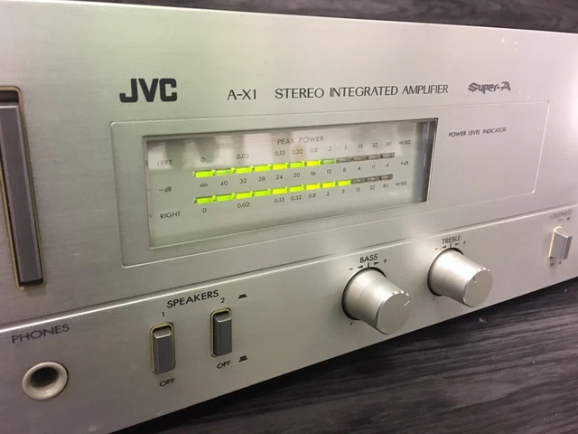 AMPLIFICATORE JVC A-X1 Super A Stereo Integrated EUR 130,00 - PicClick IT