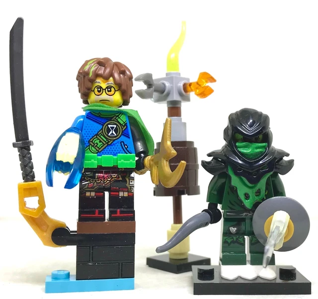 LEGO NINJAGO ACRONIX Krux Custom + Morro Green Evil Man102 Aaa EUR 13 ...